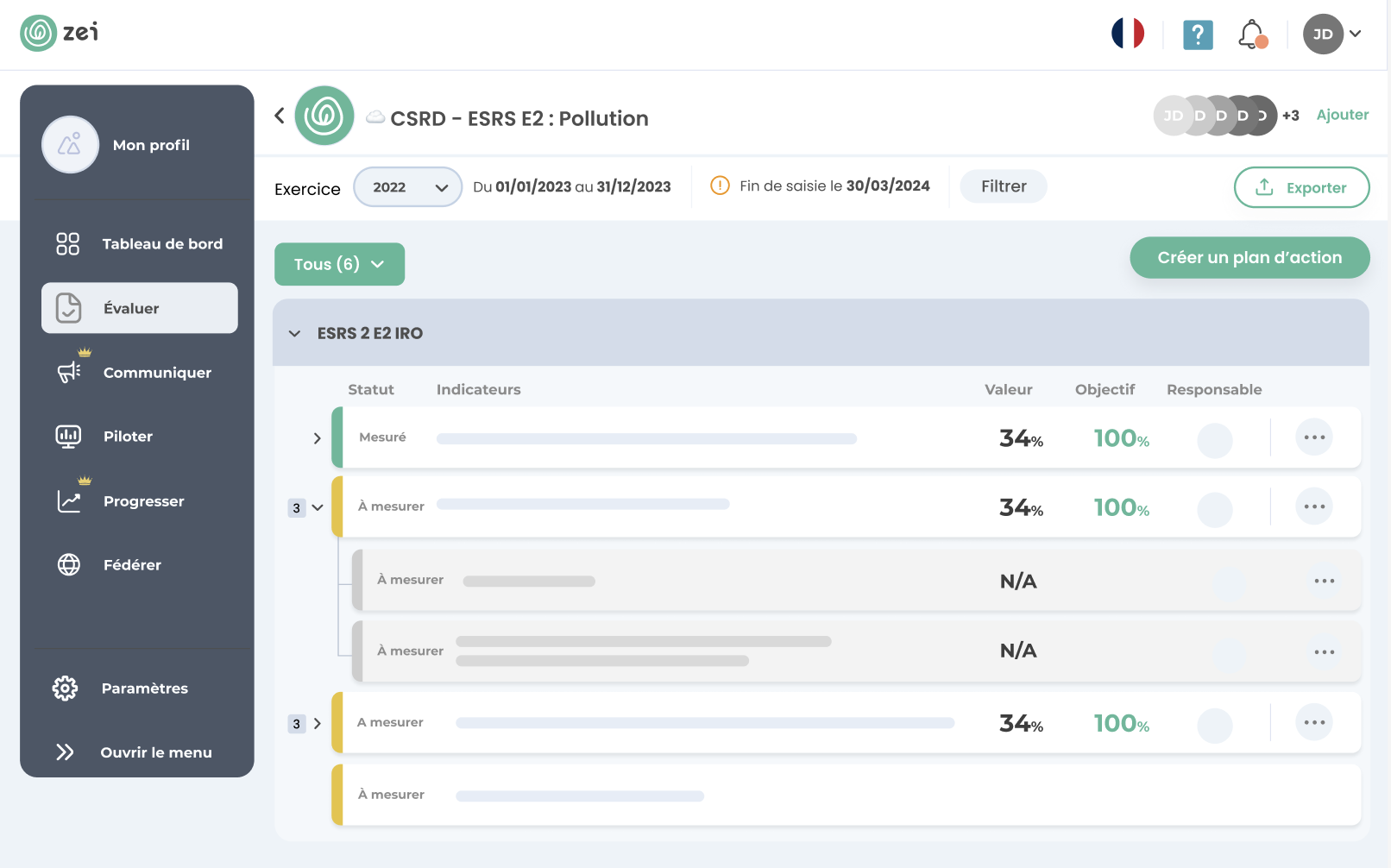 Zei - Préparez et pilotez la CSRD simplement